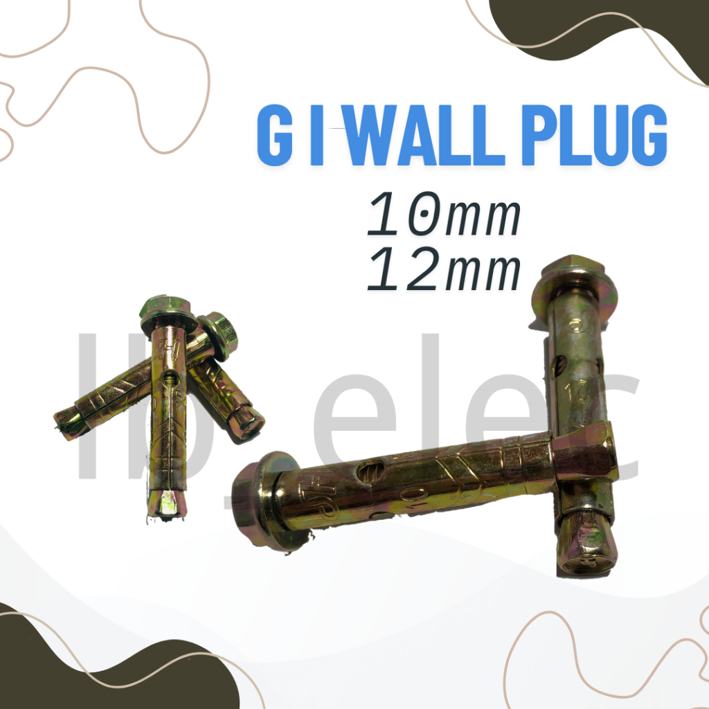 Sleeve Anchor Wall Plug Heavy Duty Wall Plug Besi Metal Wall Plug Screw ...