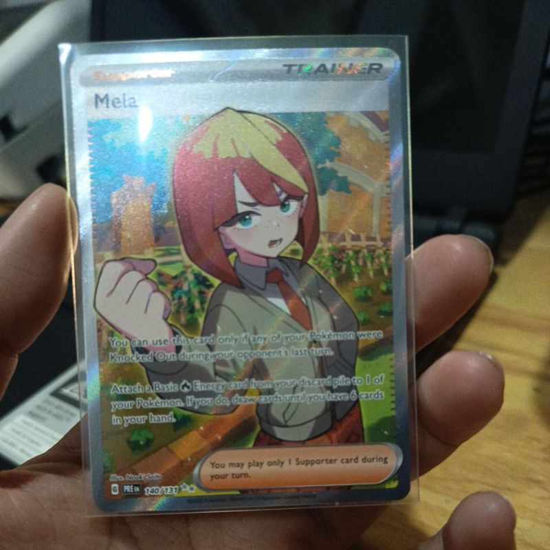 Pokemon TCG Mela Full Art Prismatic Evolutions | Shopee Malaysia