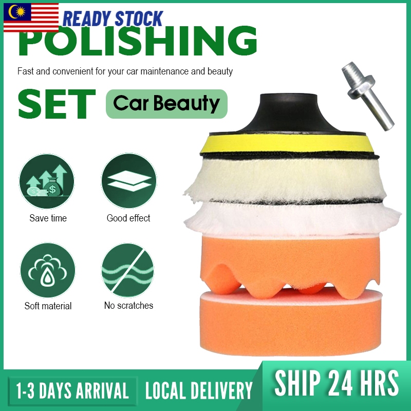 Car Polish Sponge Span Polish Kereta Sponge Polish Machine Car ...