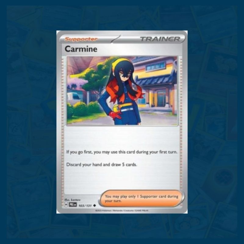 Carmine (103/131) Uncommon | Prismatic Evolution | Pokemon TCG Card ...