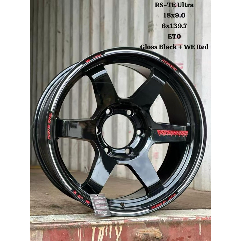 RS PERFORMANCE TE37 ULTRA 18X9JJ 6H139.7 FLOW FORMING | Shopee Malaysia