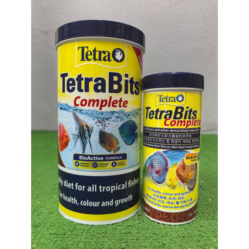Tetra Bits Complete Fish Food 300g/93g. Discus Fish Food. Makanan Ikan ...