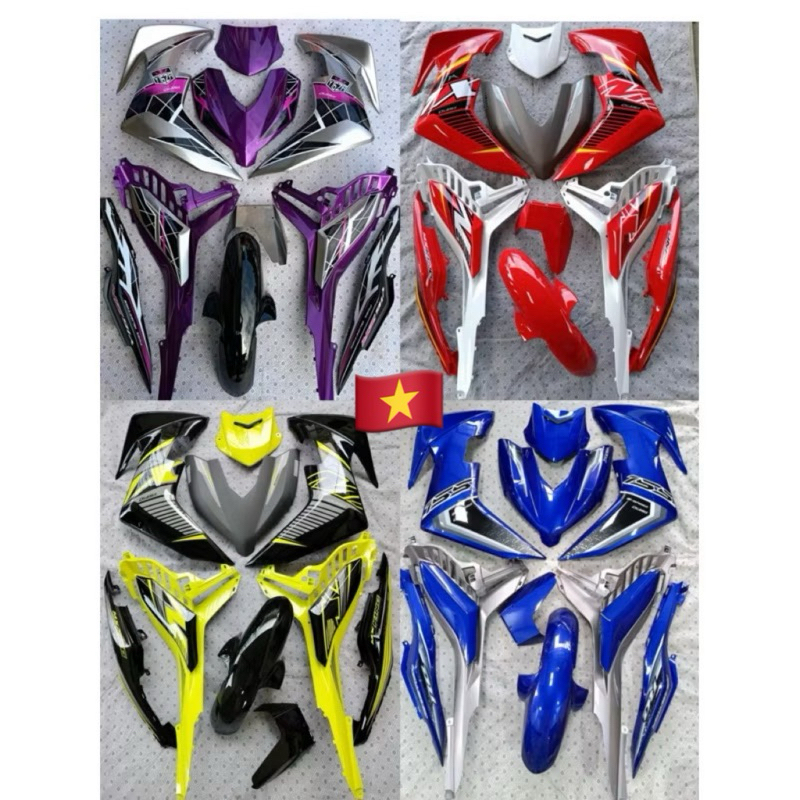 ORIGINAL EXCITER 🇻🇳 COVERSET YAMAHA Y16ZR V1 V2 ABS COVER SET RC MX ...