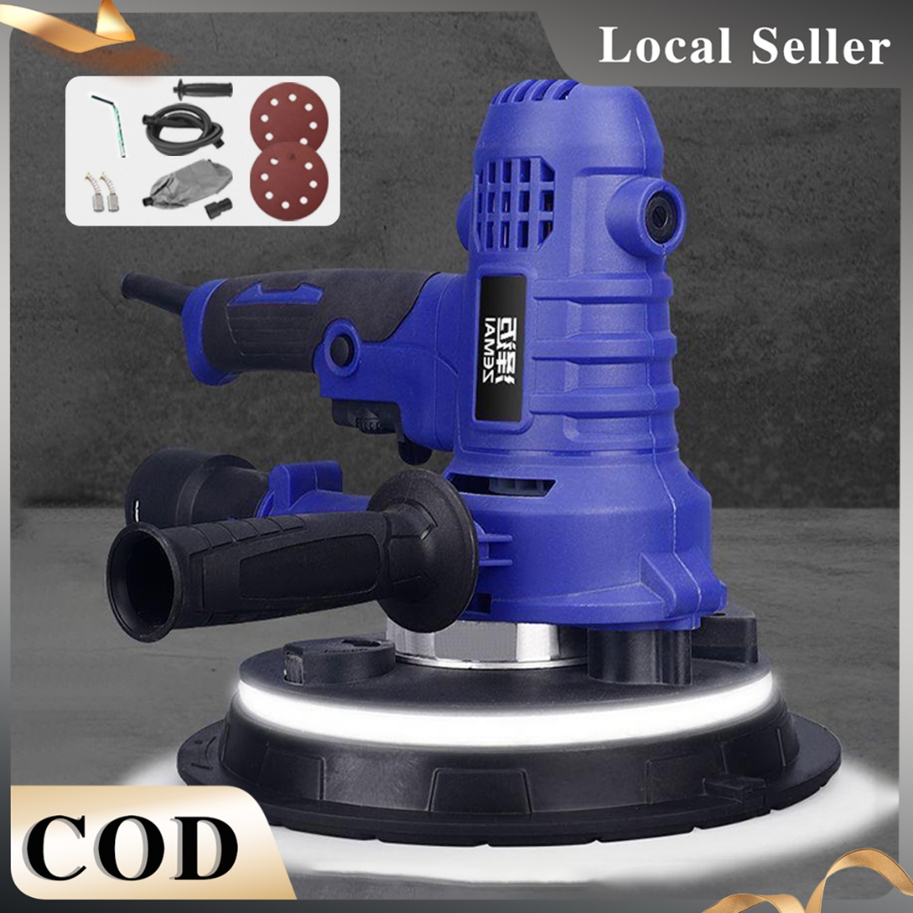 1250W Wall Putty Grinder | Dust-Free Electric Sander Short Handle ...