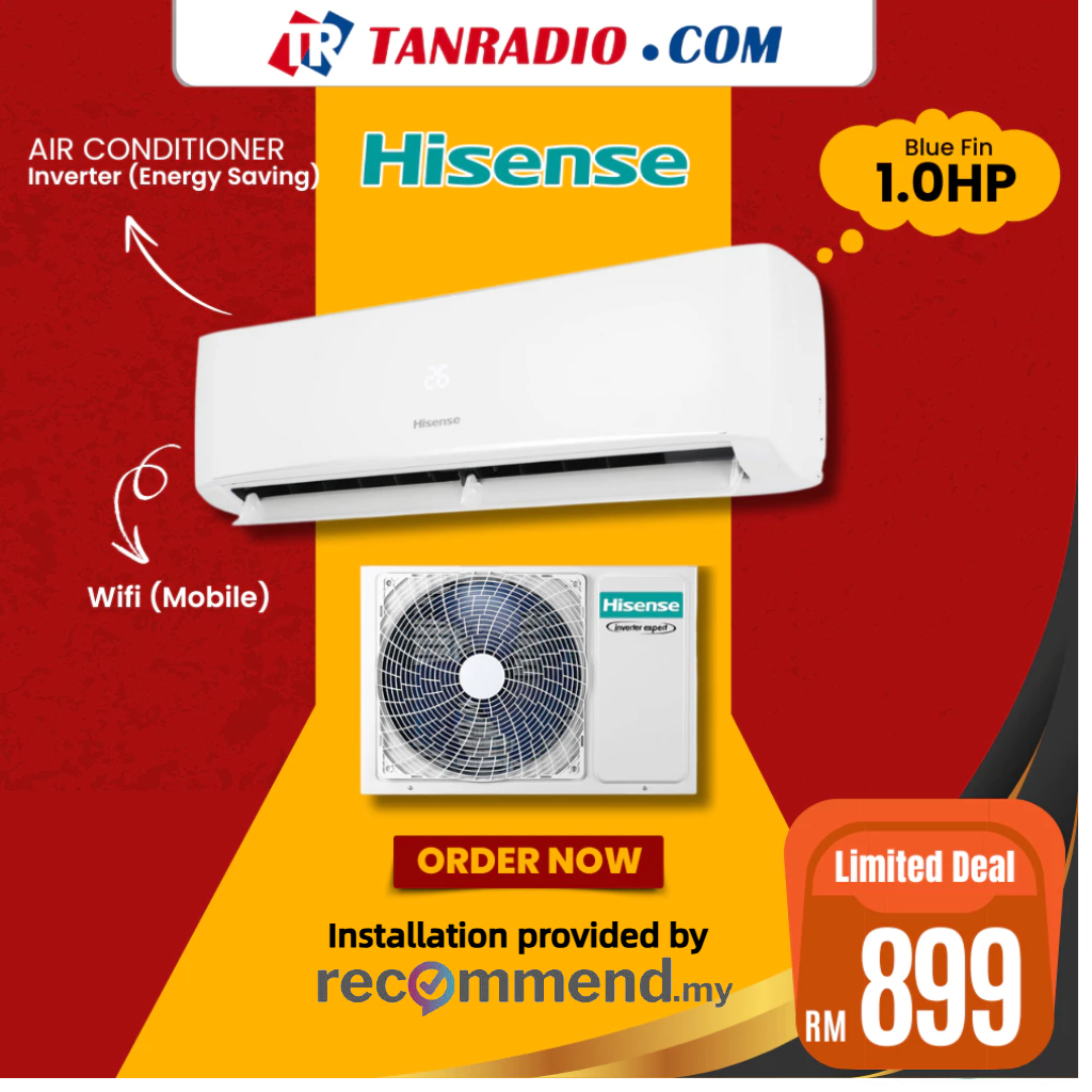 [LOWEST] HISENSE HAIER Air Conditioner 1hp 1.5hp 4 Star & 5 Star ...