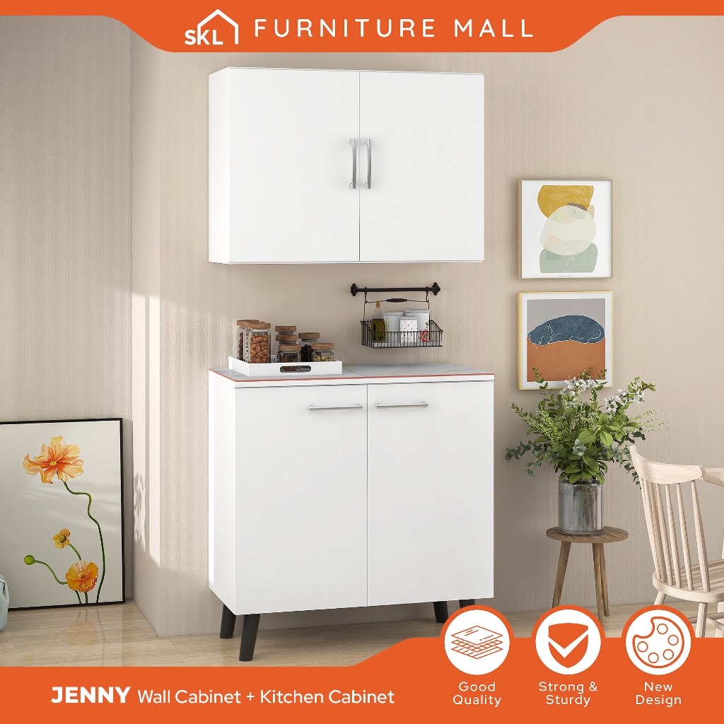 SKL Furniture JENY 2.6FT Kitchen Cabinet+Base Unit/ wall cabinet ...