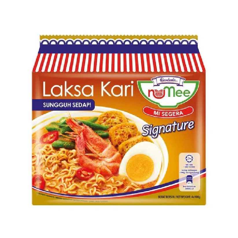Gardenia NuMee Signature Instant Noodles Curry Laksa Flavour (4's x ...