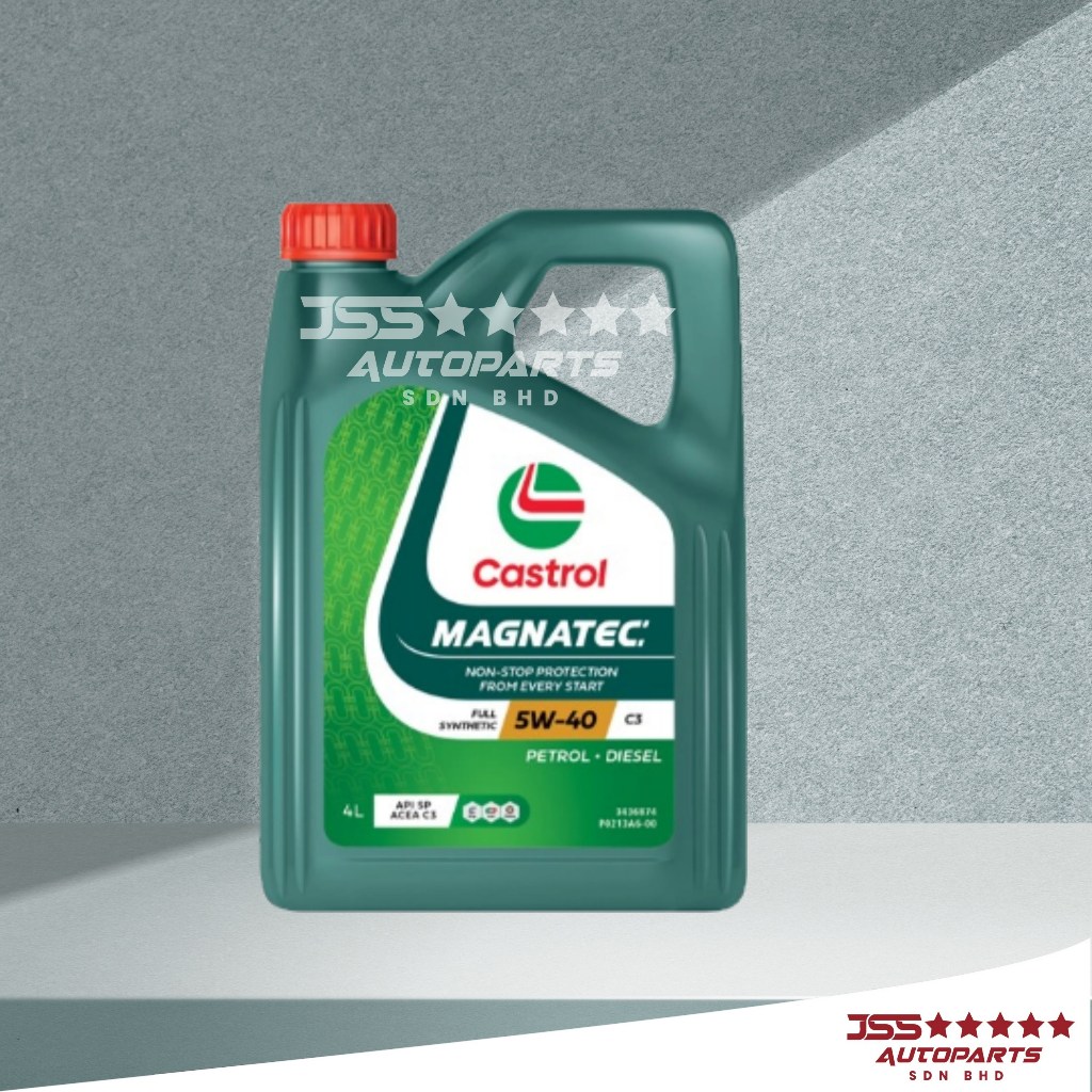Castrol MAGNATEC 5W40 (4L) Full Synthetic Engine Oil API SP ACEA C3 for ...
