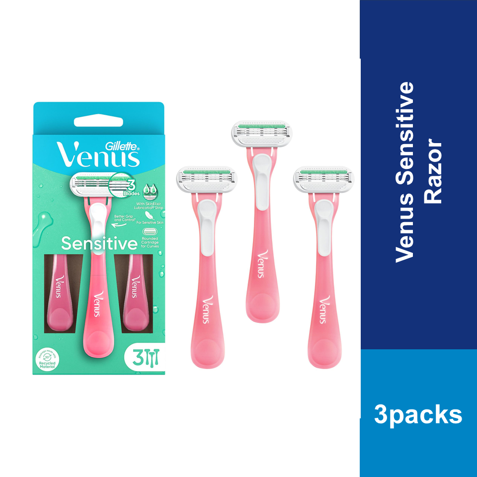 Gillette Venus Sensitive Disposable Razors 3 Pack | Shopee Malaysia