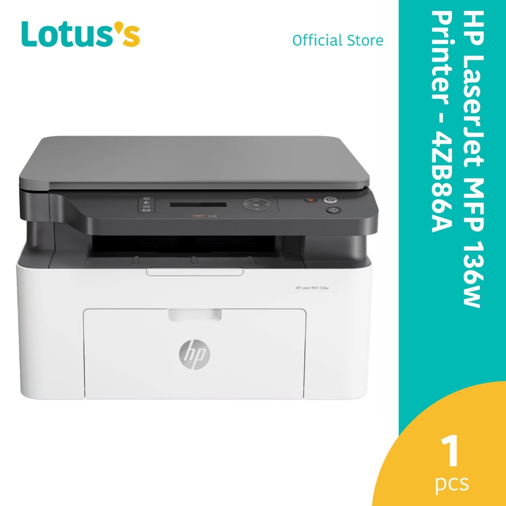 HP LaserJet MFP 136w Printer - 4ZB86A | Shopee Malaysia