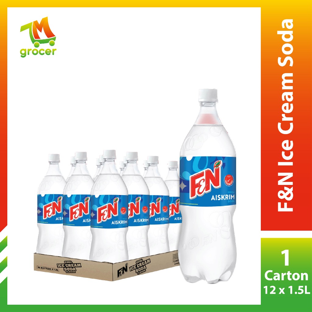 F&N Ais Krim Soda 1 Karton (12 x 1.5L) | Shopee Malaysia
