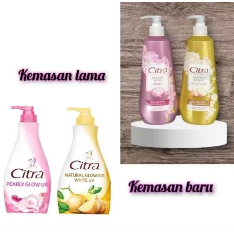 Citra Hand Body Lotion Pump 380ml Pack Baru Dengan 2 Varian | Shopee Malaysia