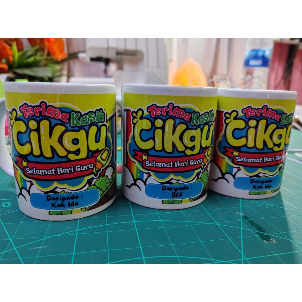 mug custom pelbagai tema ( hari guru , merdeka, hari ibu ) | Shopee ...