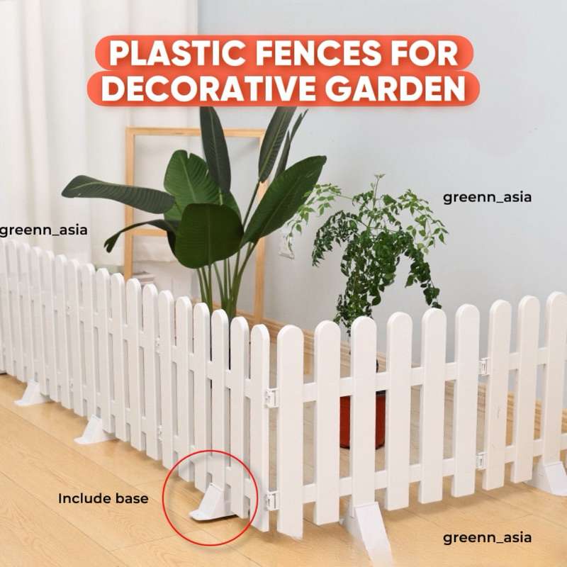 Plastic Fences For Decorative Garden / Garden Border Small Fence ...