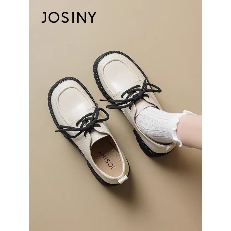 josiny summer french leather women loafer shoes (RS4819) | Shopee Malaysia