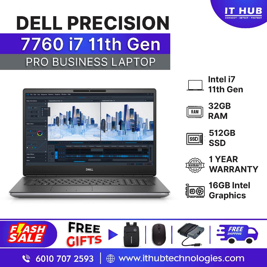 Dell Precision Workstation 7760 i7 11 Gen | Shopee Malaysia