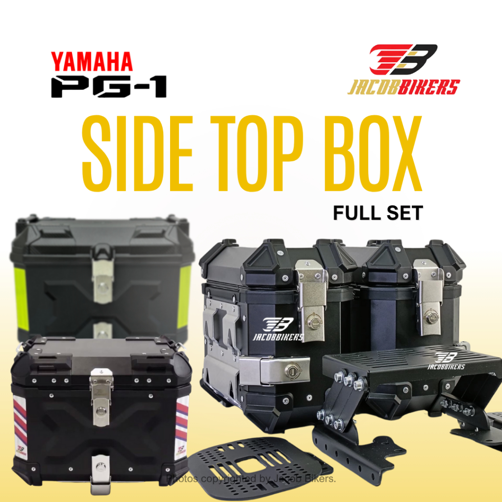 Yamaha PG-1 PG1 PG 1 Side Top Box Topbox Complete Set Side Pannier ...