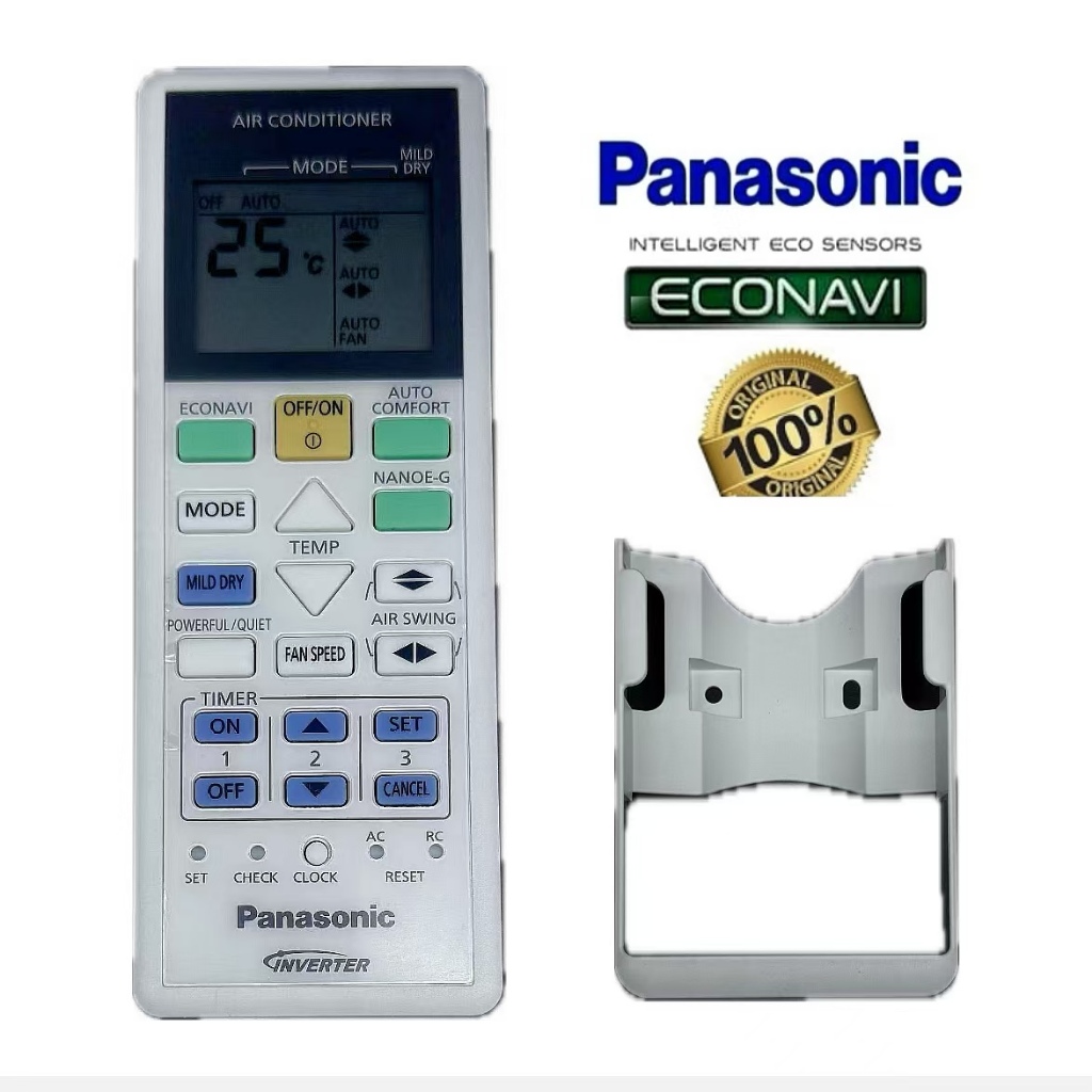 Original Panasonic Air Conditioner Remote control For A75C4551 A75C4406 ...