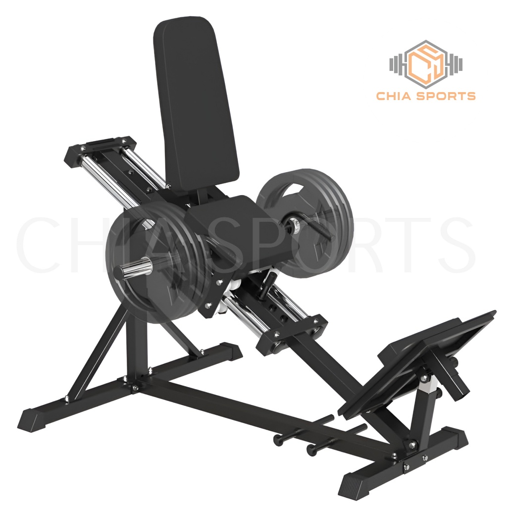 Compact Linear Hack Squat Machine Plate Loaded Leg Press Calf Raise ...