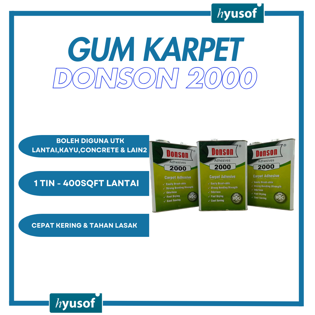 [ DONSON 2000 ] | PTI | Carpet Gum | Carpet Glue | Gum Karpet ...
