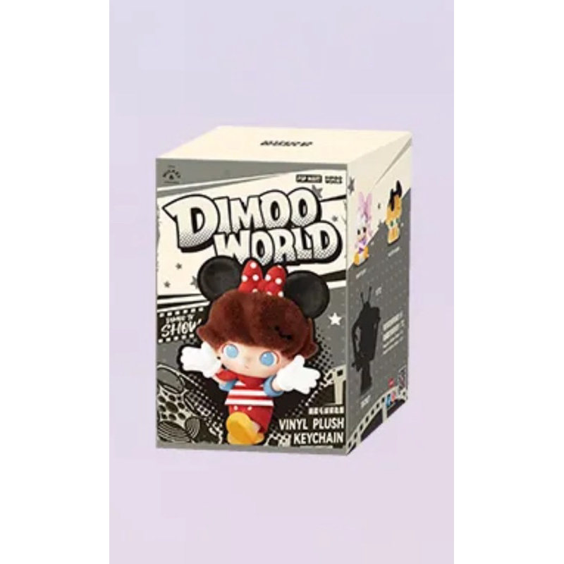 DIMOO WORLD × DISNEY Series-Vinyl Plush Keychain Blind Box | Shopee ...
