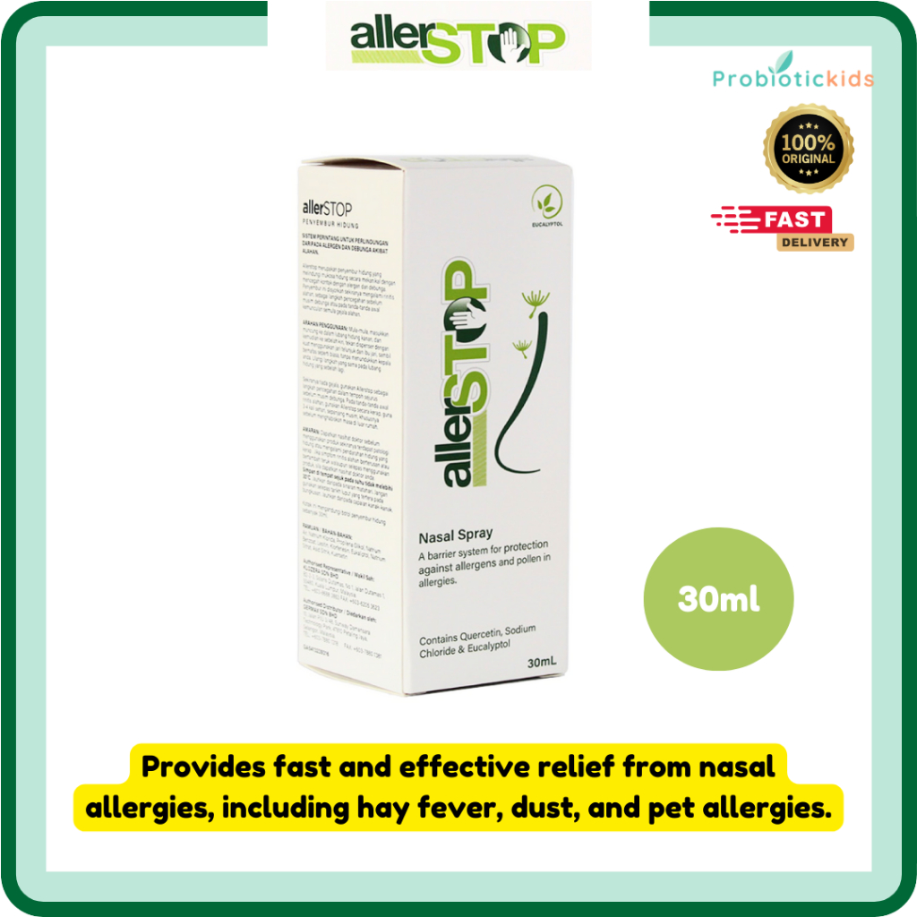 AllerStop Nasal Spray 30ml🌿Allergy Relief | Rhinitis Treatment | Cleans ...