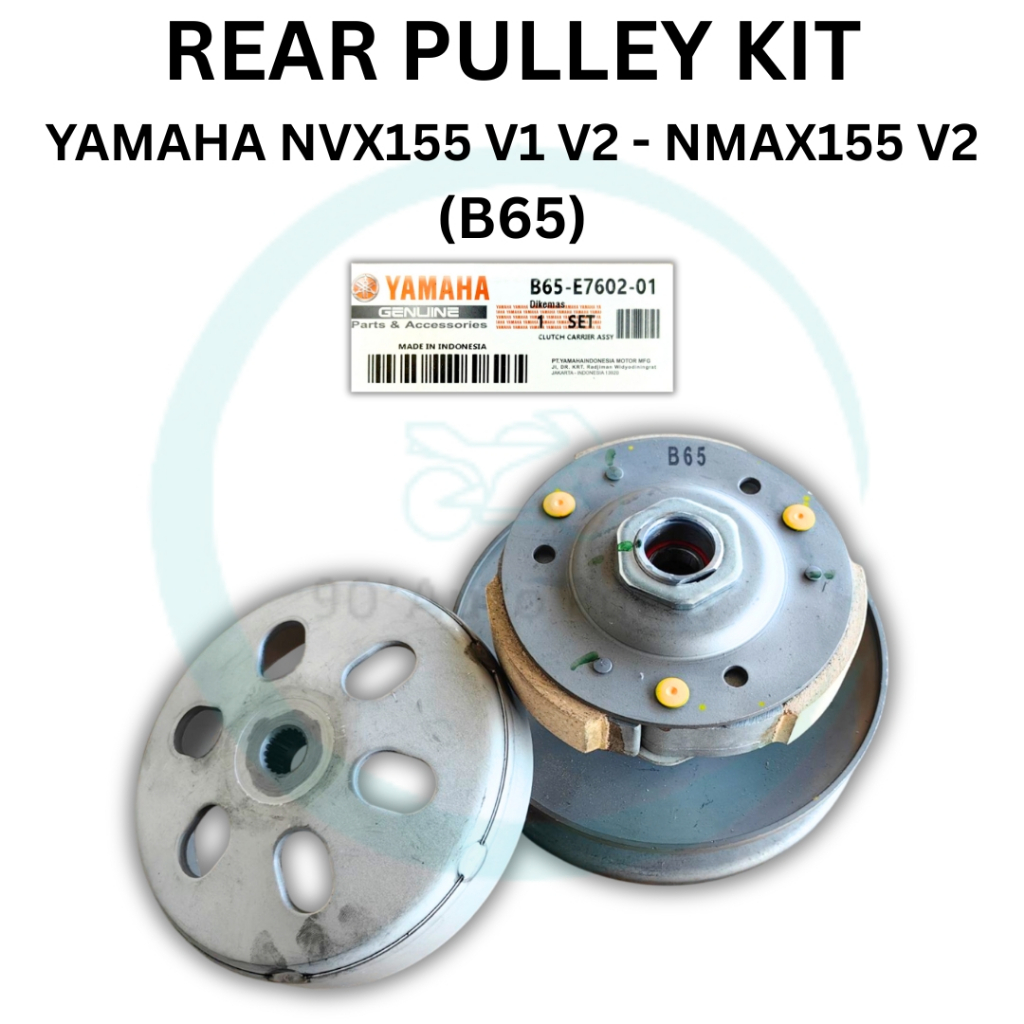 PULLEY BELAKANG REAR PULLEY KIT ORIGINAL A CLASS YAMAHA NVX 155 V1 V2 ...