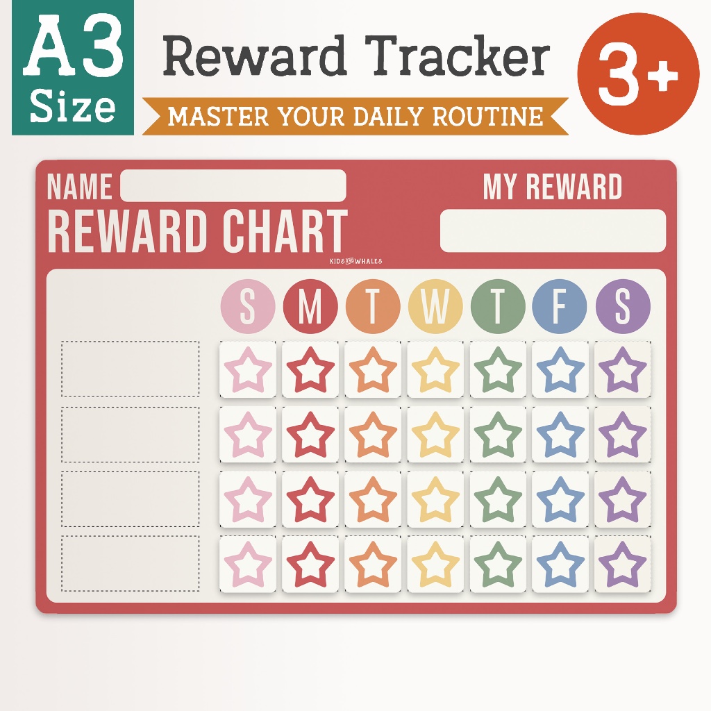 Bramble – Rainbow Reward Chart for Kids | Tracker | Visual Behaviour ...