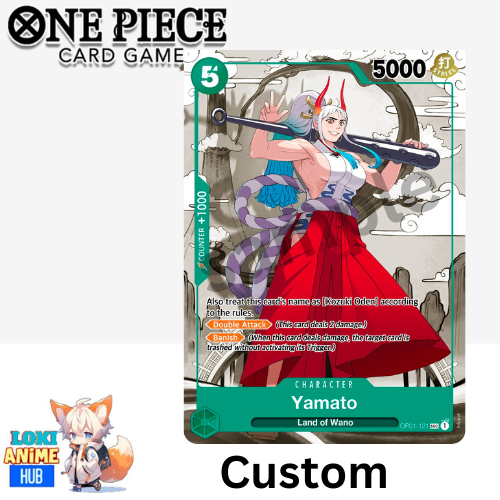 Yamato AA Illustration Rare Art Design Wano SP Custom Holo Gred Custom ...