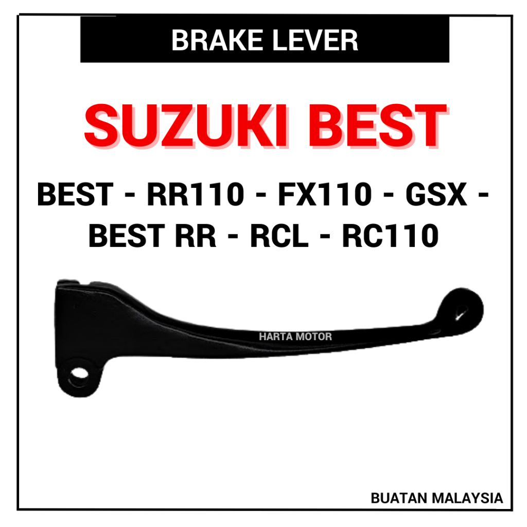 SUZUKI BRAKE LEVER - BEST RR RR110 FX110 GSX RCL BESTRR RC110 BREK ...