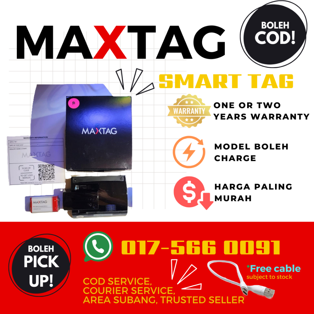 MaxTag Smart Tag all new ready stock pls read first baca dulu | Shopee ...