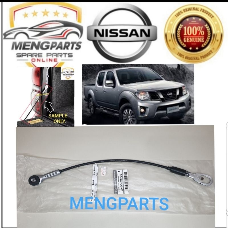 ORIGINAL NISSAN NAVARA D40T (450MM) TAILGATE REAR BONNET CABLE COME ...