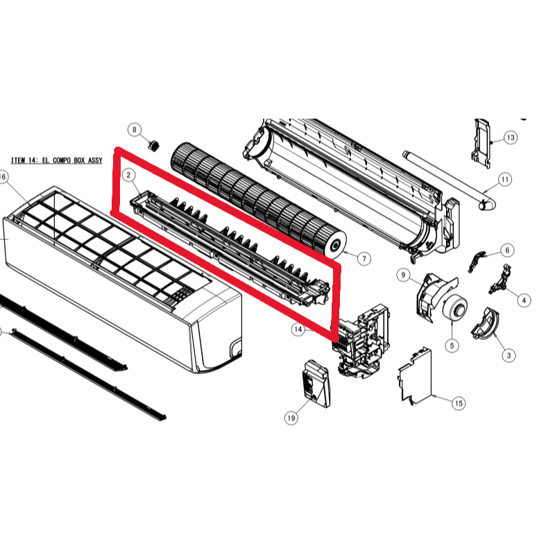 DAIKIN INVERTER INDOOR DRAIN PAN ASSY (RESIN) FTKF71BV1MF | Shopee Malaysia