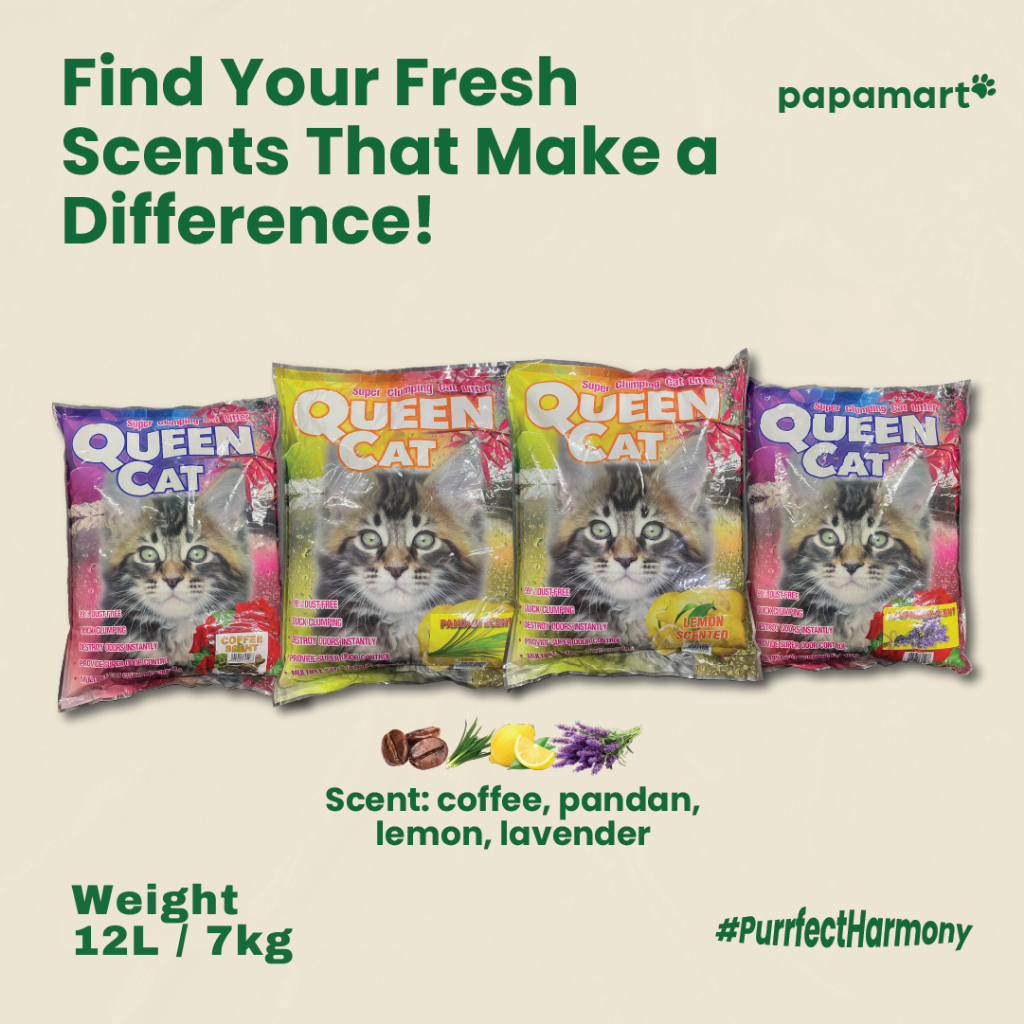 [PROMO] 12L / 7kg Queen Cat Litter Instant & Strong Clumps Less Than 2 ...