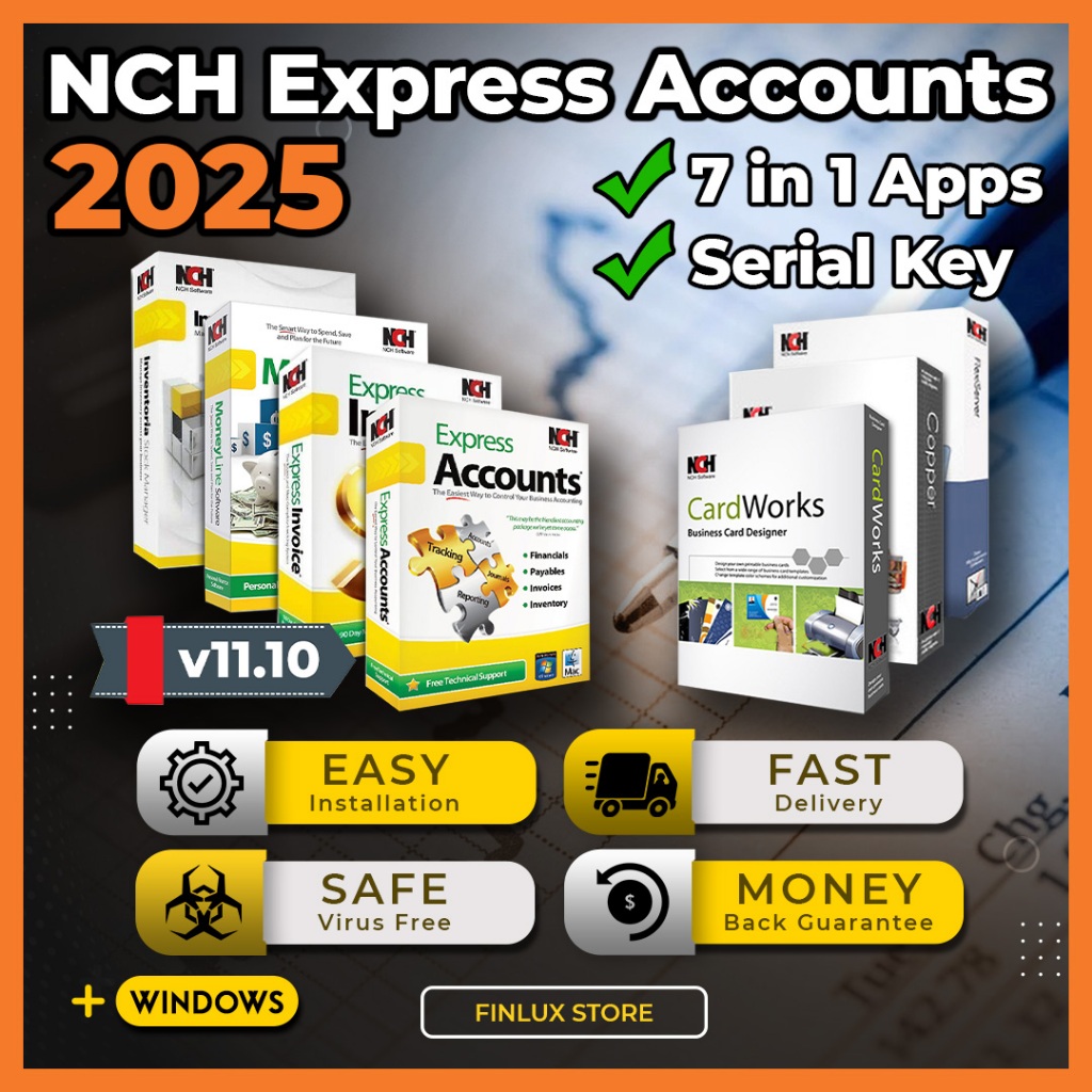 NCH Express Accounts Plus v11.10 License Key 7in1 Latest 2025 Lifetime ...