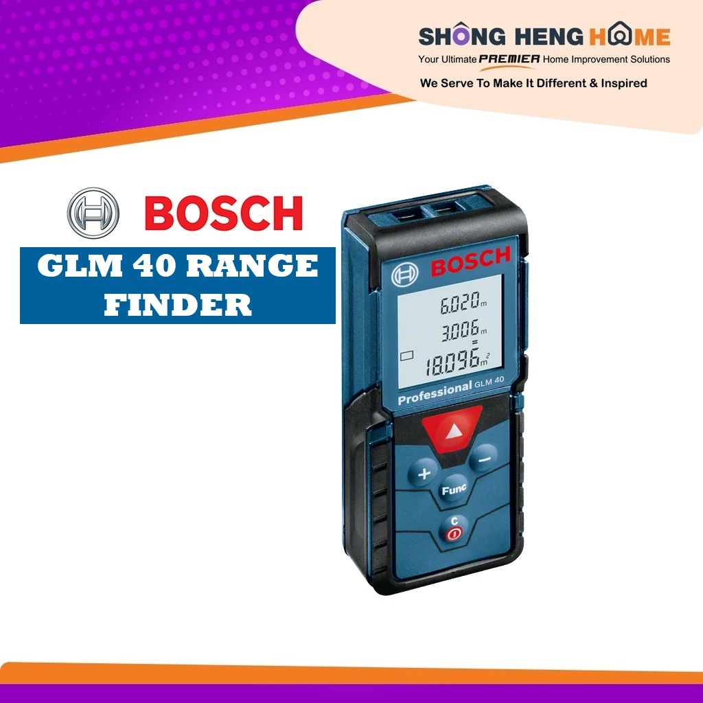 Bosch Laser Range Finder GLM 30-23 / GLM 40 Professional | Shopee Malaysia