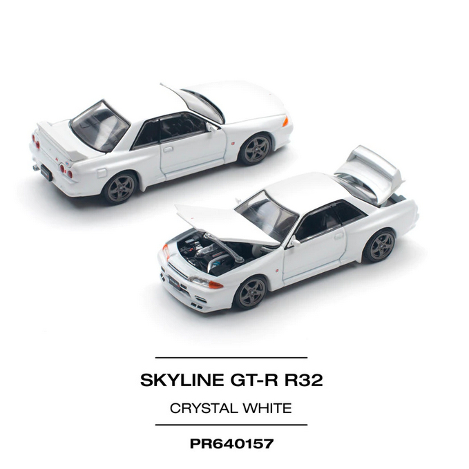 PopRace 1/64 Nissan Skyline GT-R R32 - Crystal White | Shopee Malaysia
