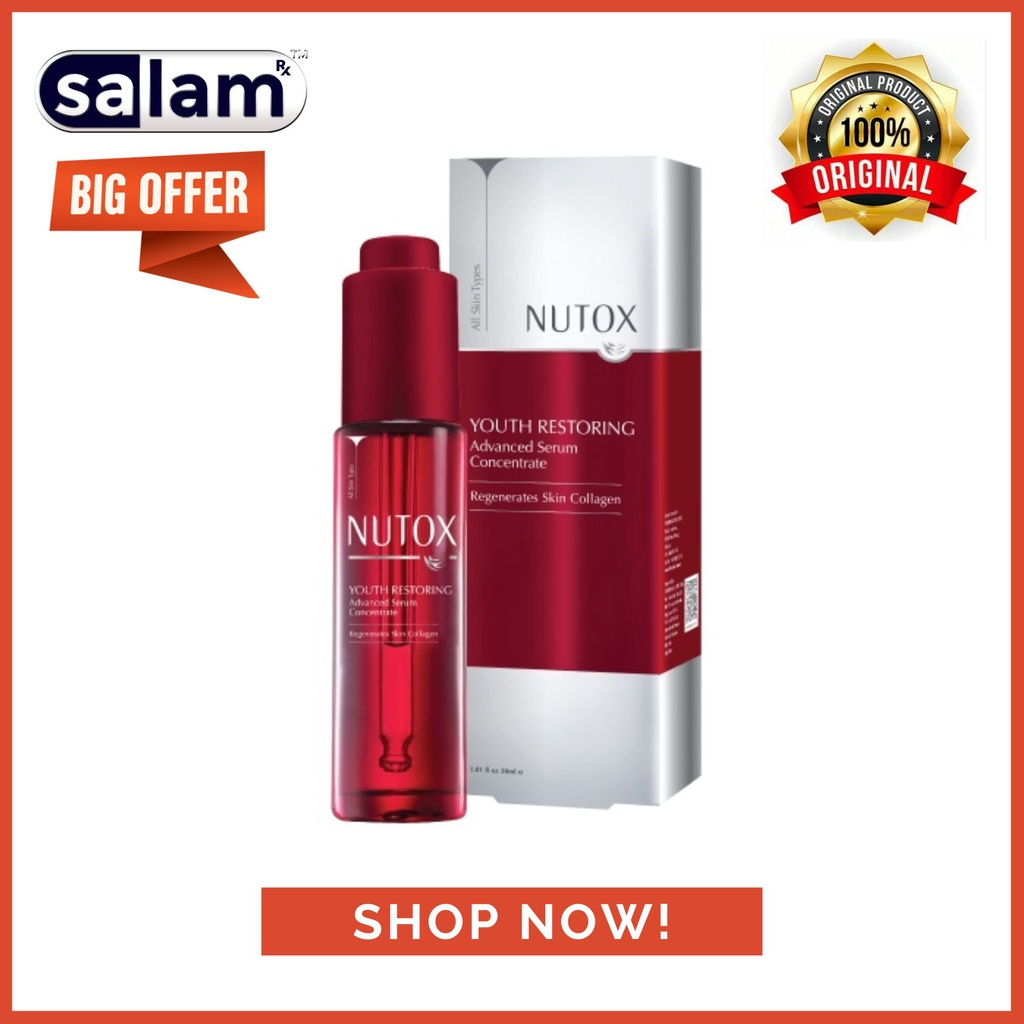 NUTOX YOUTH RESTORING ADVANCED SERUM CONCENTRATE 30ML (EXPIRED:04/2026 ...