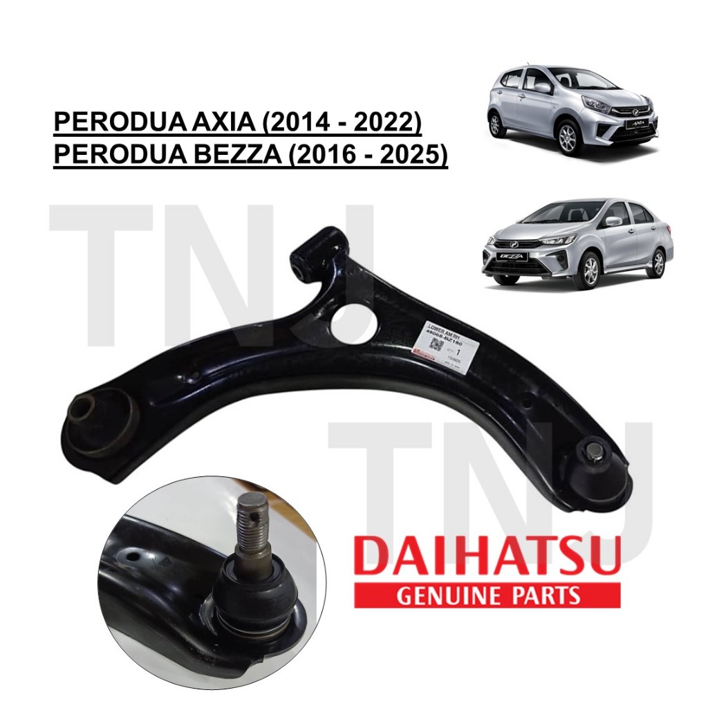 FRONT LOWER ARM RIGHT SIDE PERODUA AXIA , PERODUA BEZZA - 48068-BZ180 ...