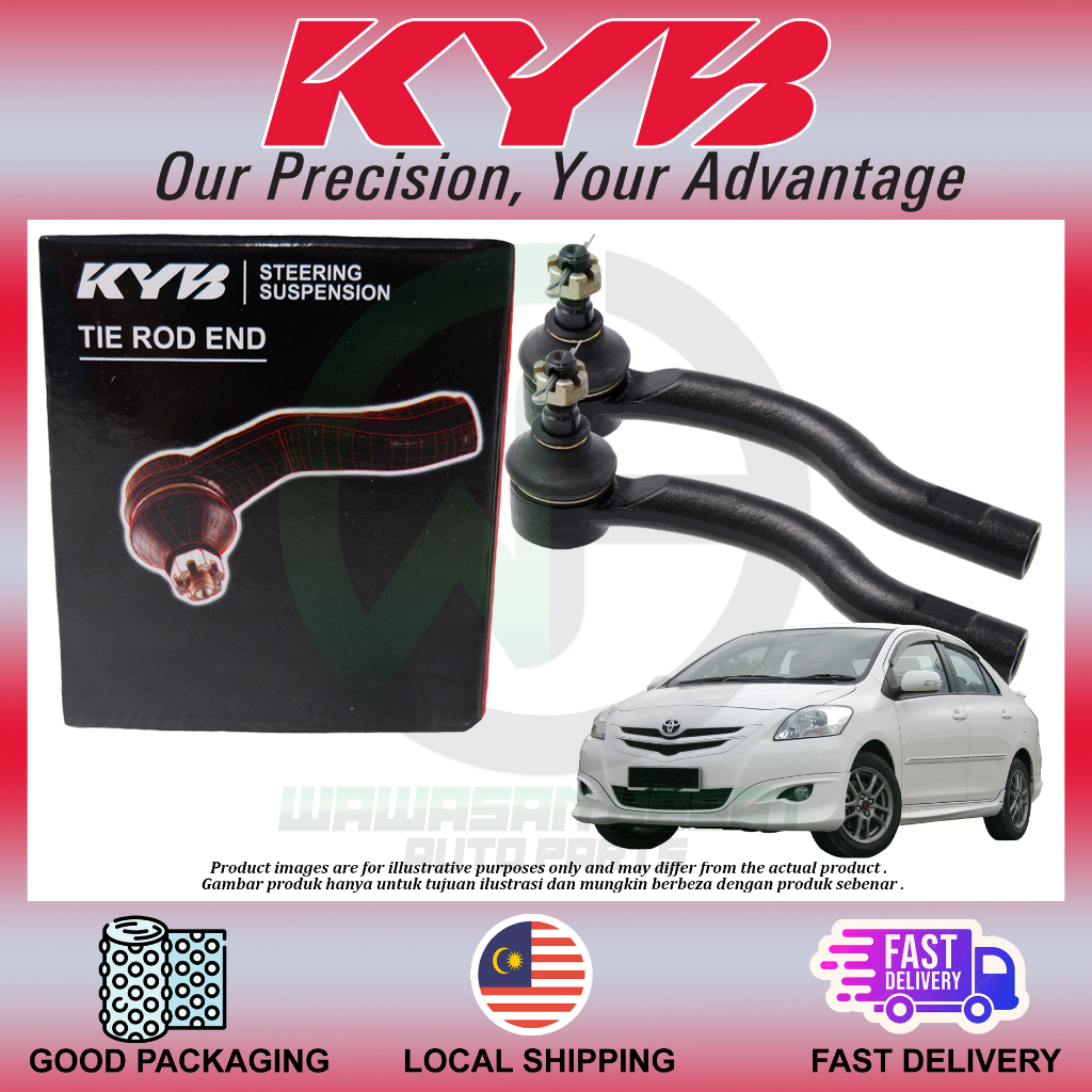 Toyota Vios NCP93 Tie Rod End Heavy Duty Kayaba KYB [Original] | Shopee ...