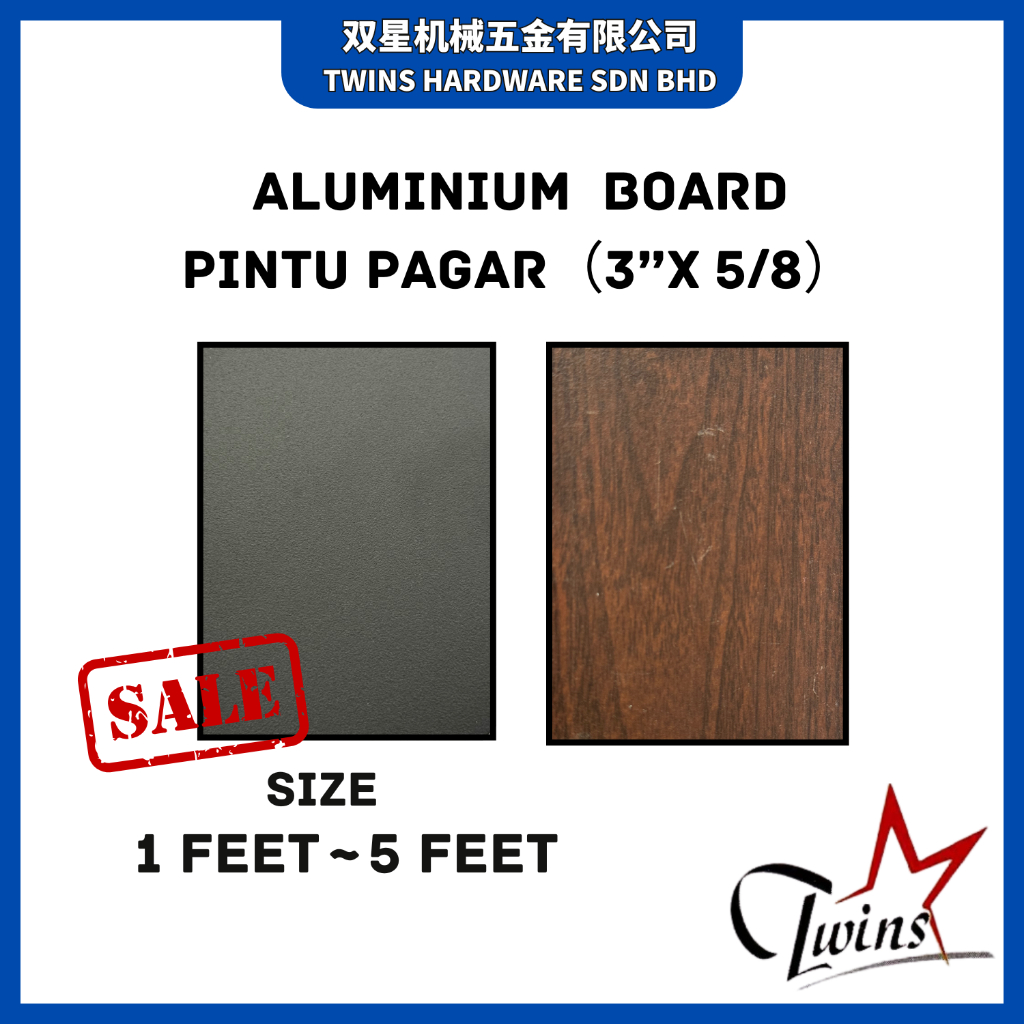 🔥ALUMINIUM BOARD PANEL 3"🔥x5/8 FENCING GATE PINTU PAGAR 1KAKI - 5 KAKI ...