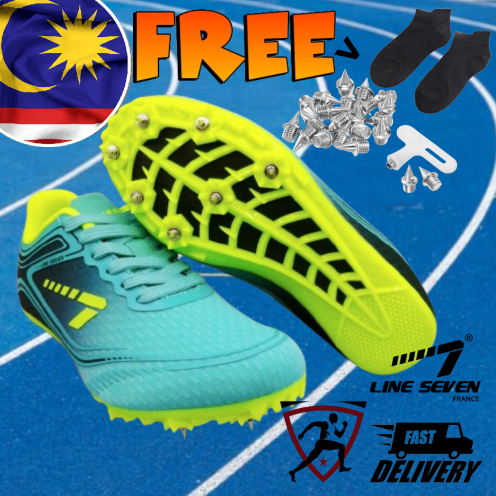 LINE SEVEN / Kasut Spike Budak / Professional Running Track / Spike ...