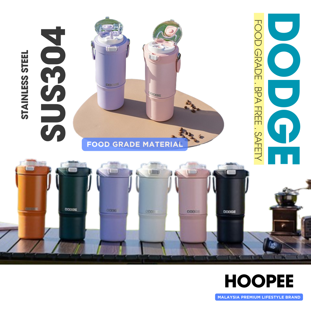[ DODGE ] 316 Stainless Steel Thermos Tumbler Mug Cup Thermos Water ...