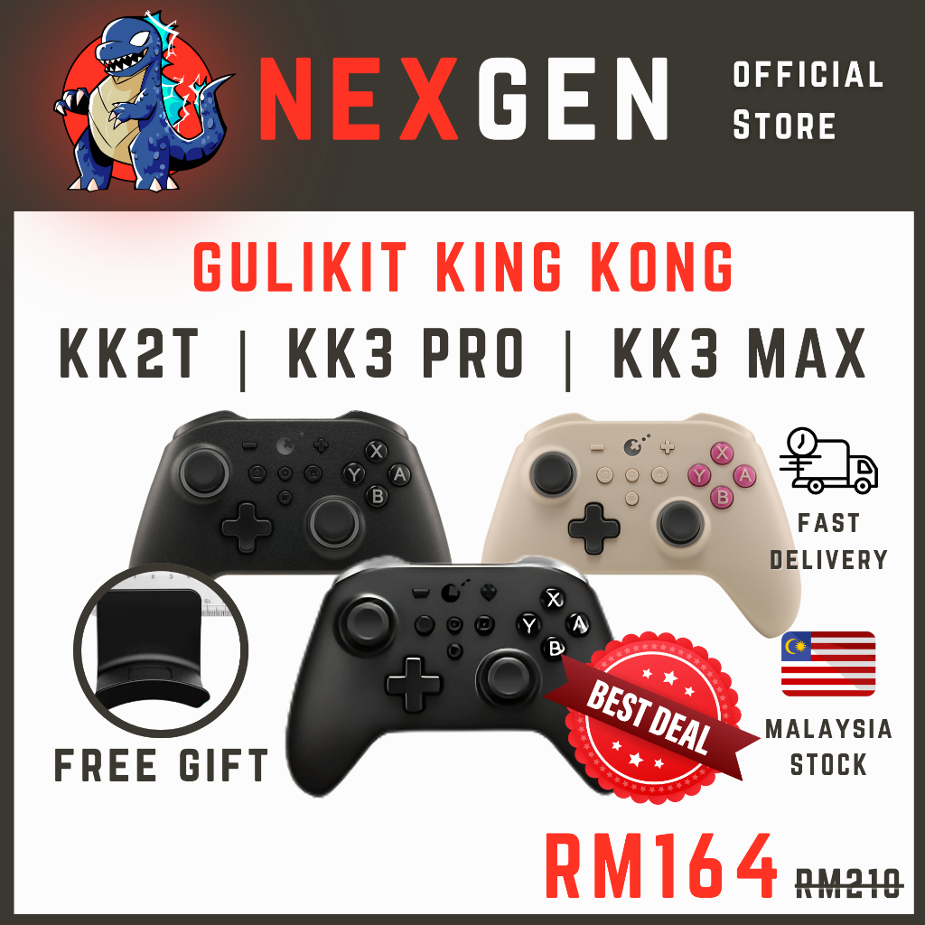 [READY STOCK] GULIKIT KING KONG KK2 KK3 PRO / MAX | Controller PC ...