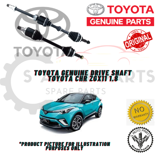 TOYOTA CHR ZGX11 1.8 100% ORIGINAL GENUINE TOYOTA DRIVE SHAFT | Shopee ...