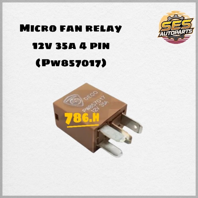 PROTON PREVE EXORA BOLD SUPRIMA AIRCOND RELAY/ FAN RELAY 12V 35A (4PIN ...