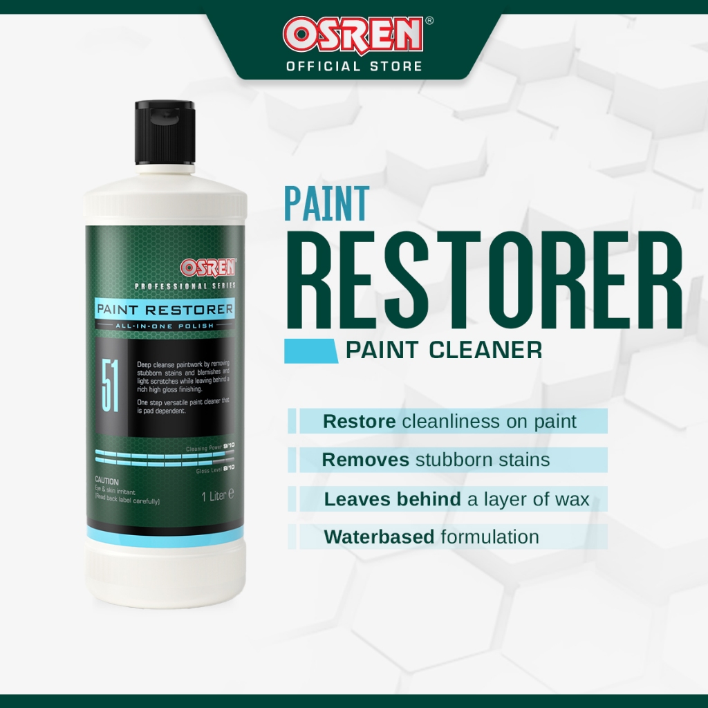 OSREN Paint Restorer 51 - All-in-one Paint Cleaner for removal of ...