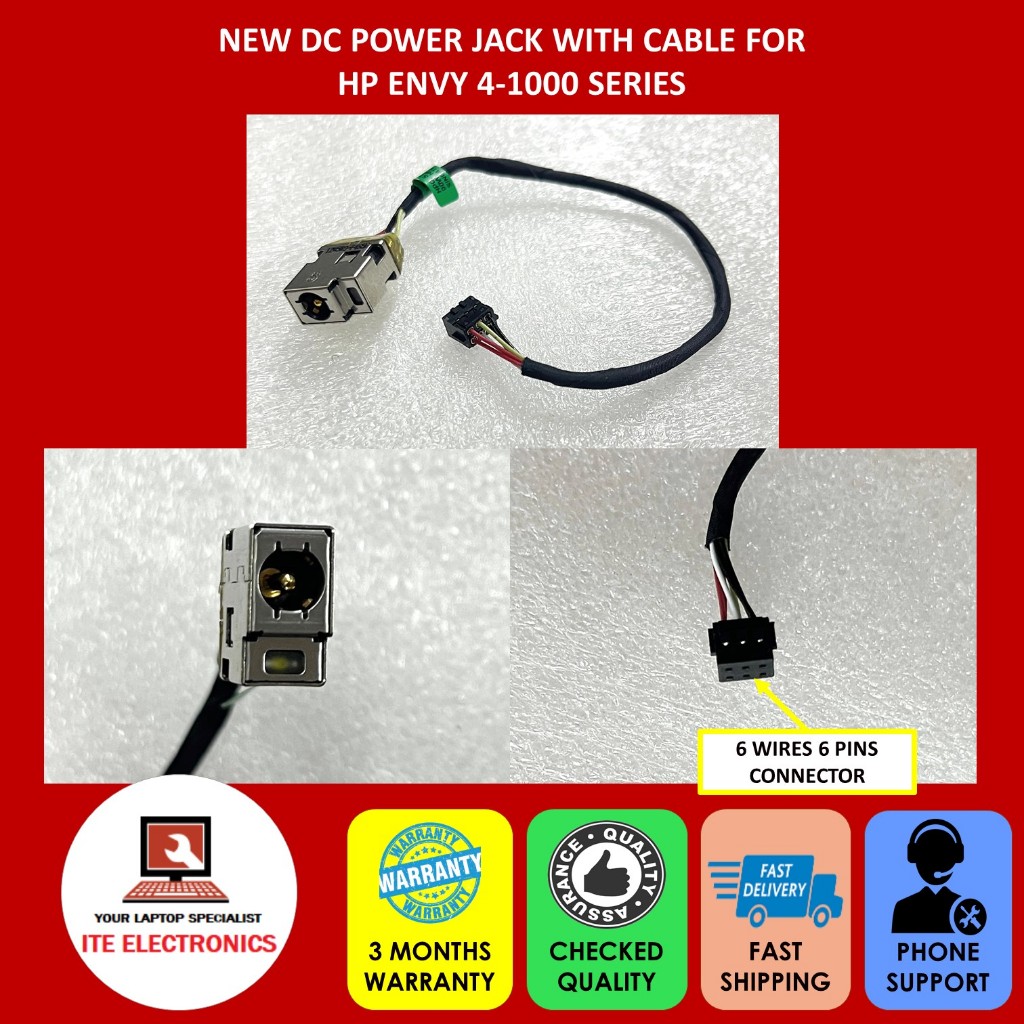 NEW HP ENVY 4-1000 SERIES DC POWER JACK CONNECTOR | Shopee Malaysia