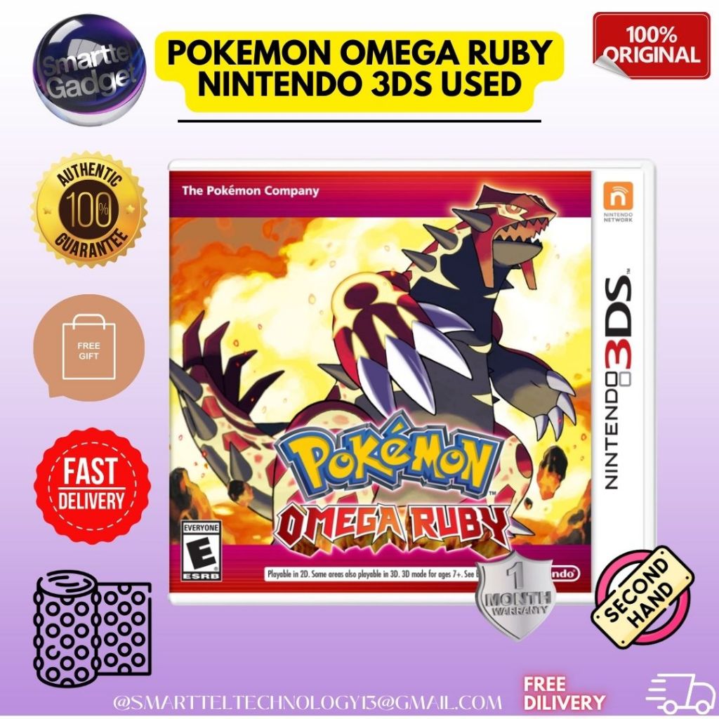 USED ORIGINAL OMEGA RUBY / ALPHA SAPPHIRE NINTENDO DS | 2ND READY STOCK ...