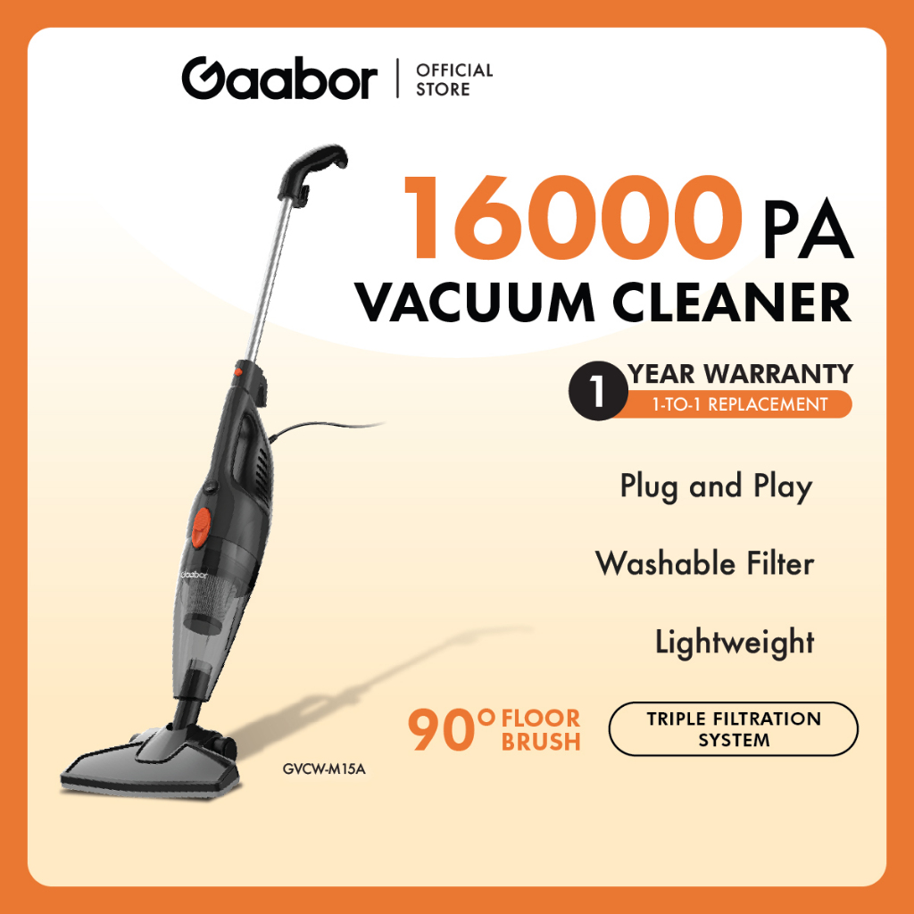 Gaabor Homepro Vacuum Cleaner 16000PA Corded Tornado System Multi ...